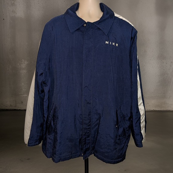 Nike | Jackets & Coats | Vintage 9s Nike Jacket Zip Up Embroidered ...